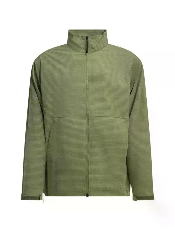 GOLDWIN Grid-pattern High-neck Windbreaker