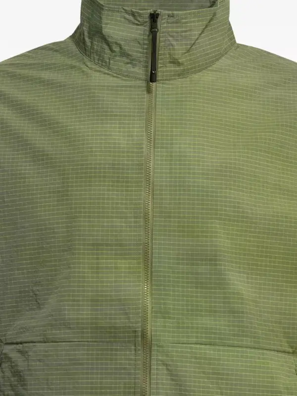 GOLDWIN Grid-pattern High-neck Windbreaker