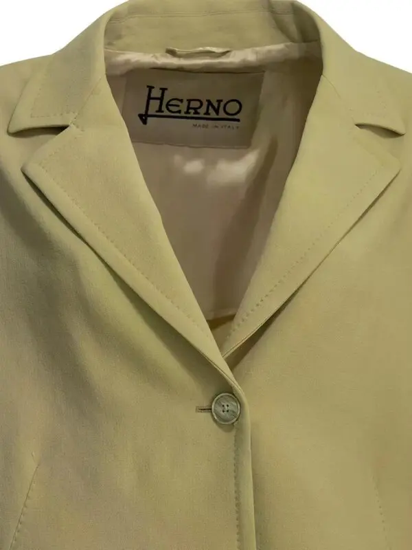 Herno Notched-lapel Button-fastening Coat