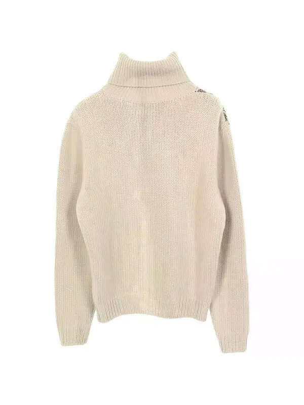Hermès 2010s Decalcomanie Knit Turtleneck