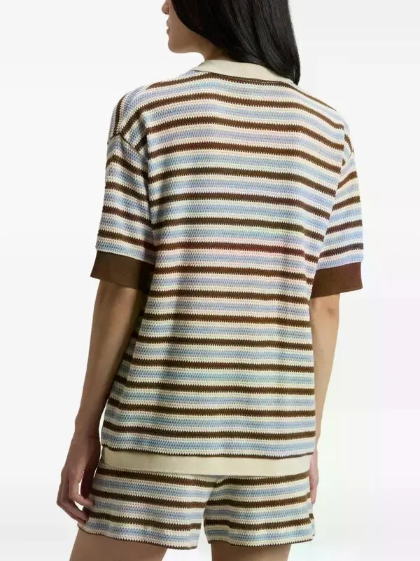 Woolrich Crochet Striped Shirt - Neutrals