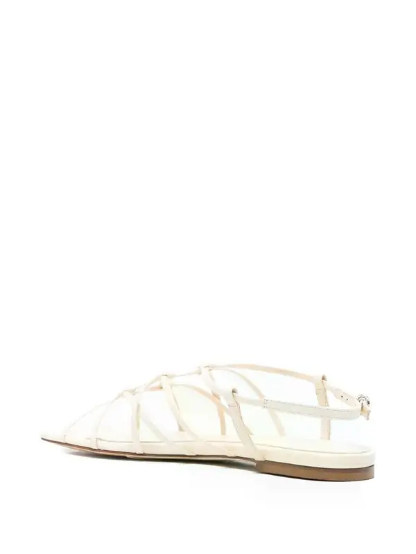 AeydĒ Anisa Knot-detail Sandals - Neutrals