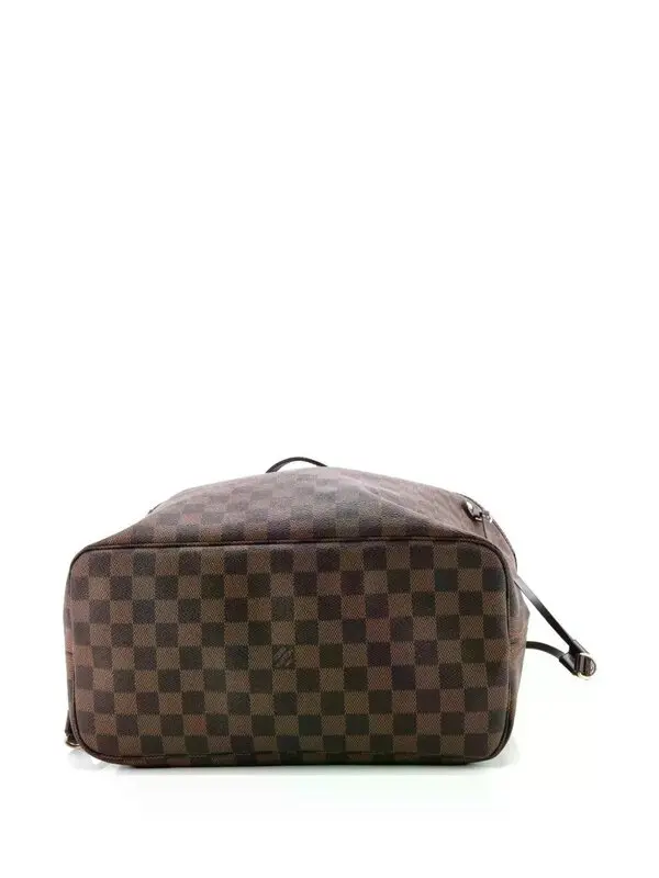 LOUIS VUITTON Neverfull Damier Mm Tote Bag - Brown
