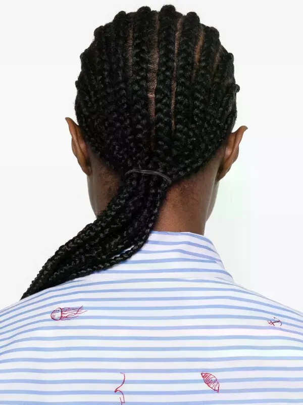 PENNYBLACK Embroidered Striped Shirt