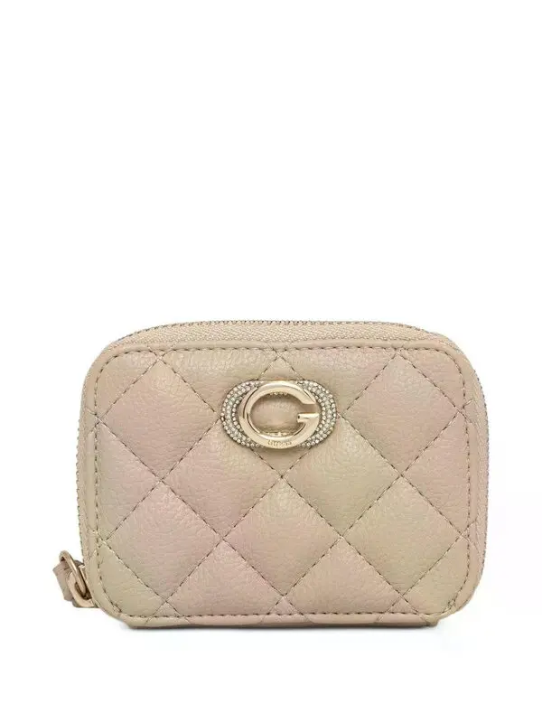 Guess Airpod Wallet And Case - Neutrals