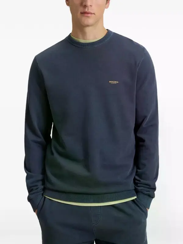 Woolrich Logo Sweatshirt - Blue