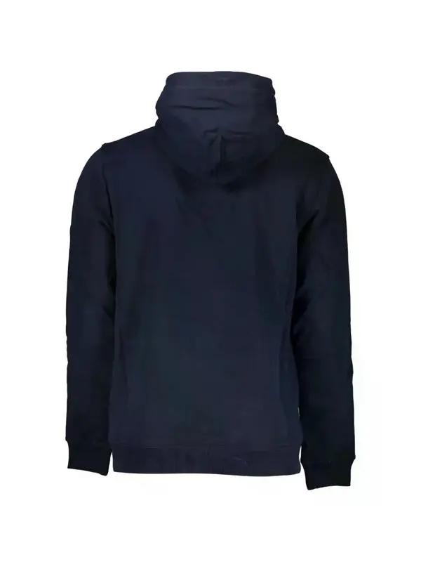 Tommy Hilfiger Logo-print Kangaroo-pocket Hoodie - Blue