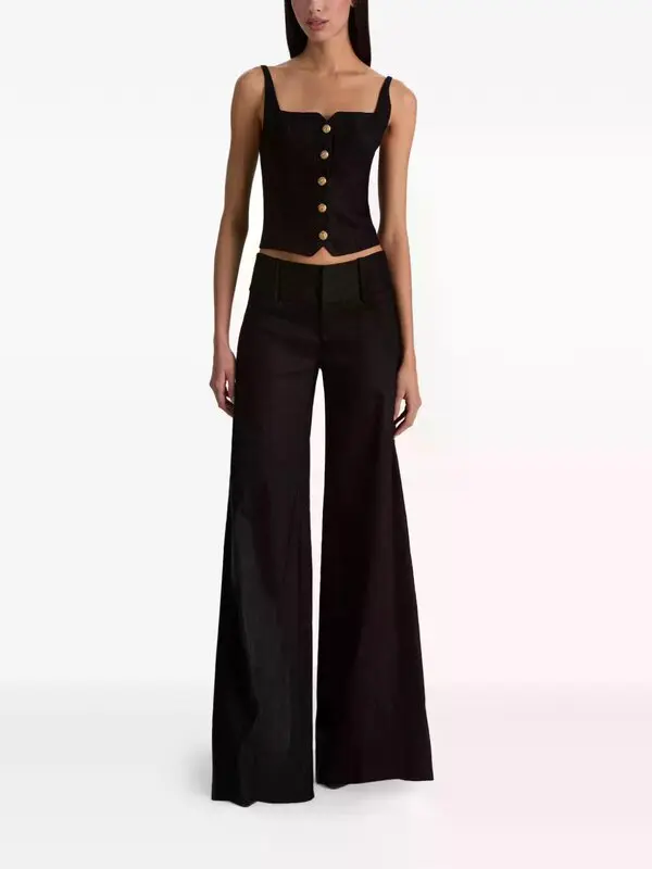 Alice + Olivia Olivia Wide-leg Trousers - Black