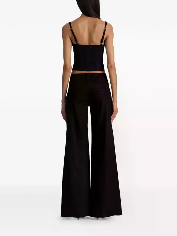 Alice + Olivia Olivia Wide-leg Trousers - Black