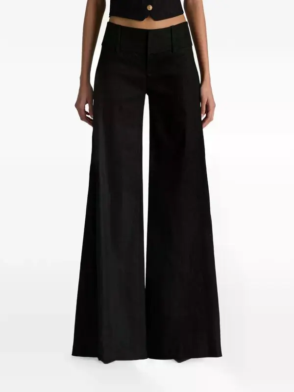 Alice + Olivia Olivia Wide-leg Trousers - Black