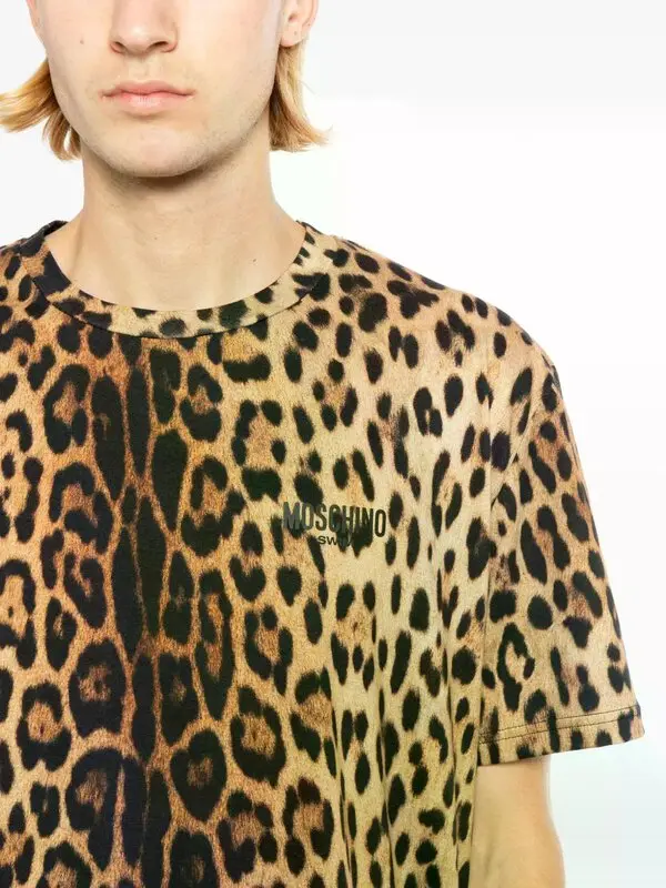 Moschino Leopard-print T-shirt