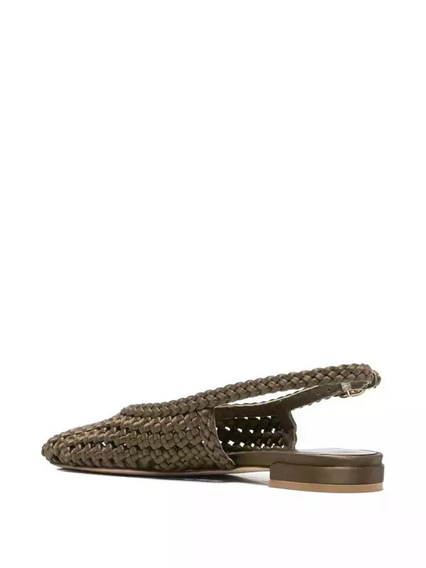 STUART WEITZMAN Woven Slingback Pumps