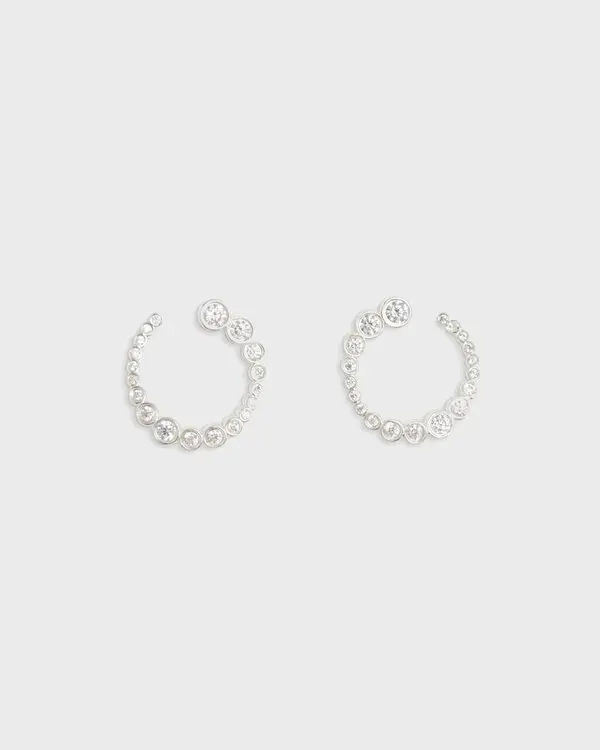 RAGBAG Odette Spiral Earrings - Silver