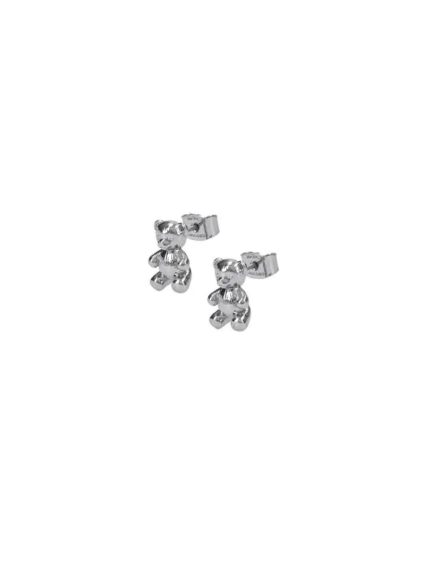 Marc Jacobs The Teddy Bear Earrings - Silver