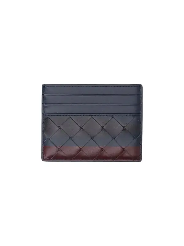 Bottega Veneta Cardholder "intrecciato - Blue