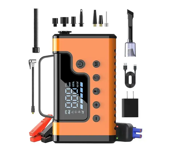 SUNGALE Car Jump Starter With Air Compressor An D Vacuum Cleane - One-color