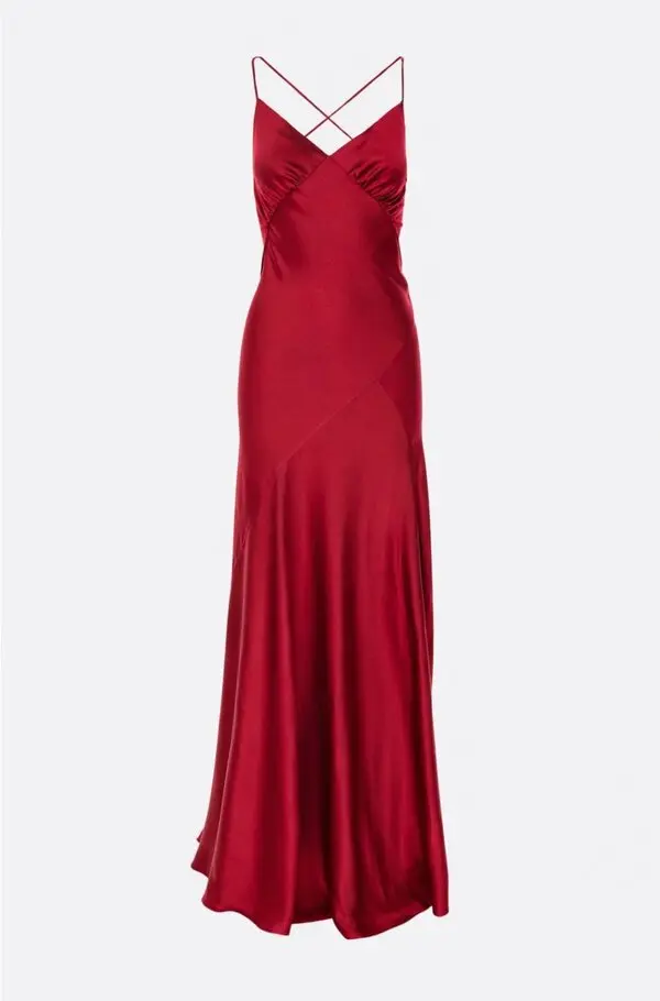 ROSERRY Satin Maxi Slip Dress