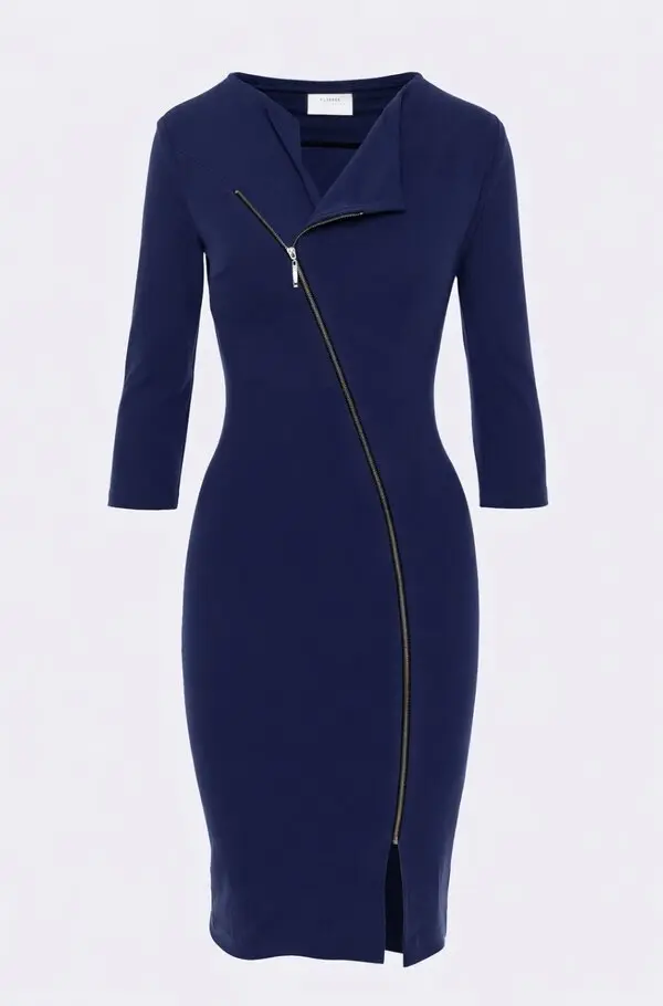 ROSERRY Chelsea Midi-length Dress - Navy