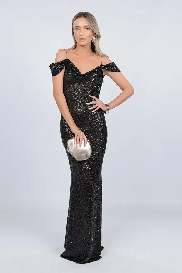 ROSERRY Miami Sequin Maxi Dress