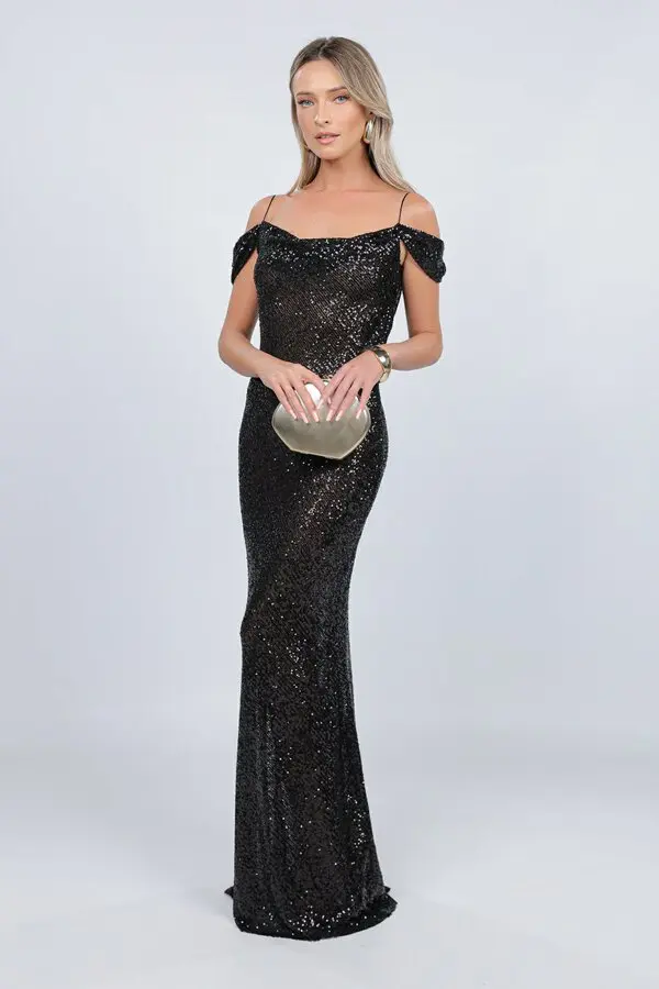 ROSERRY Miami Sequin Maxi Dress