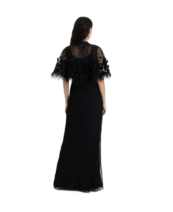 RAISHMA Catalina Gown With Cape