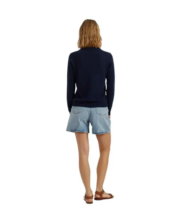 Chinti & Parker Air Cashmere Crewneck Sweater - Navy
