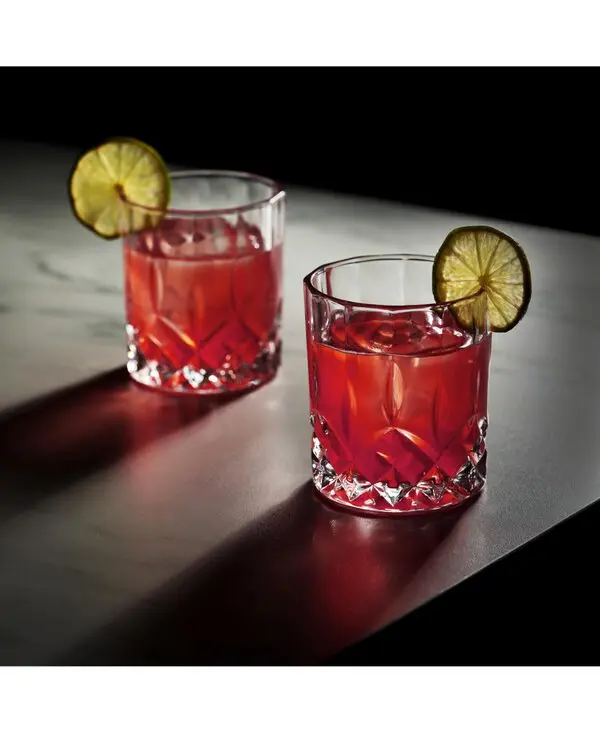 VISKI Admiral Crystal Rocks Glasses, Set Of 2