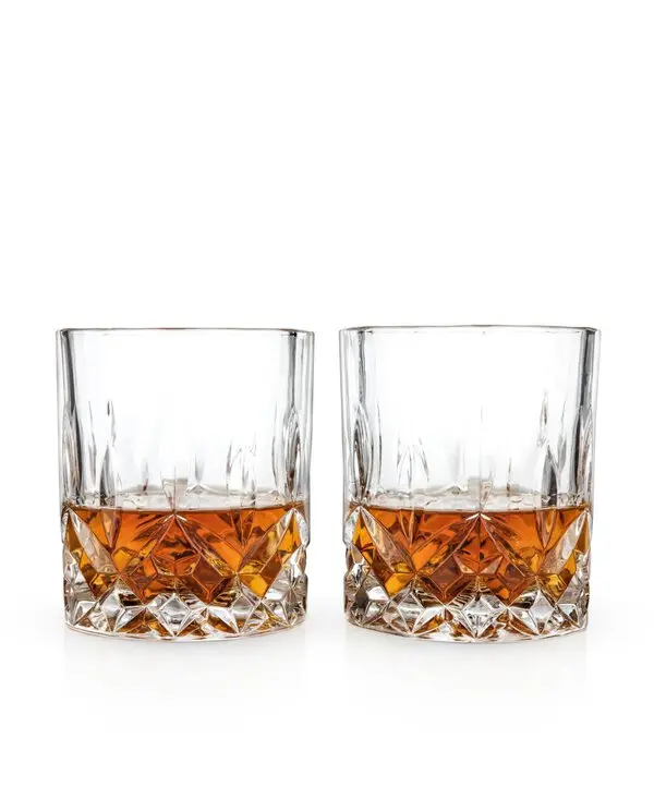 VISKI Admiral Crystal Rocks Glasses, Set Of 2