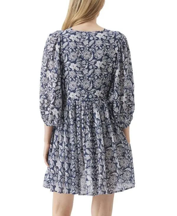 RIPE MATERNITY Cali Nursing Round Neck Printed Dress