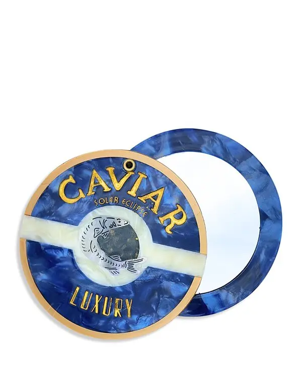 SOLAR ECLIPSE Compact Mirror Caviar - No Color