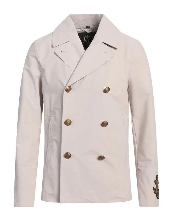 SEALUP Woven Double-breasted Blazer