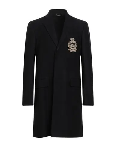 Dolce & Gabbana Coat Size Virgin Wool, Polyamide, Polyester, Polyurethane - Black