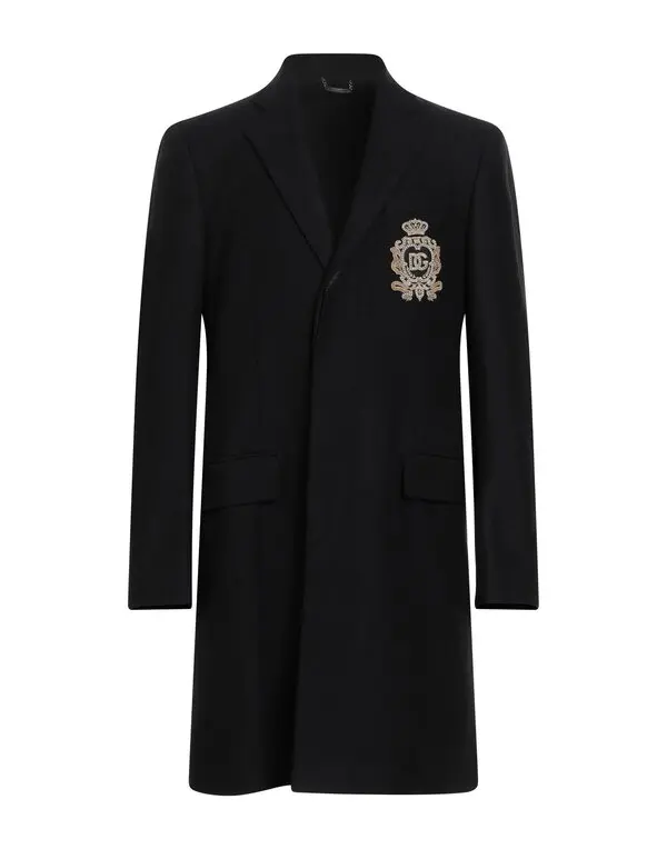 Dolce & Gabbana Single-breasted Coat With Appliqués