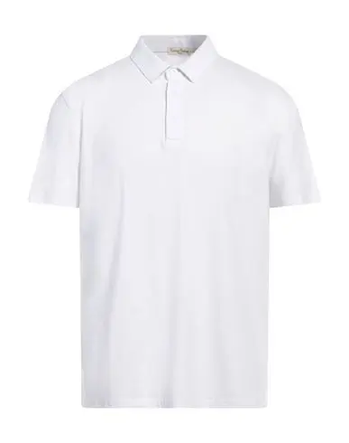 CASHMERE COMPANY Polo Shirt Size Cotton - White