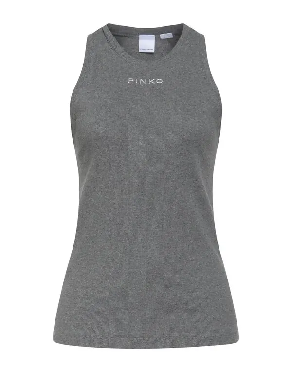 Pinko Ribbed Cotton-elastane Tank Top