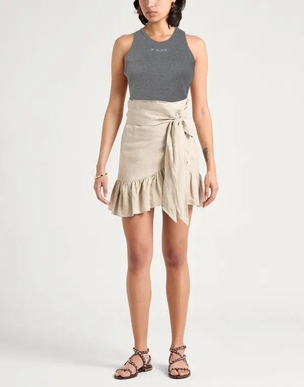 Pinko Ribbed Cotton-elastane Tank Top