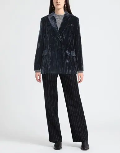 DONDUP Velvet Double-breasted Blazer