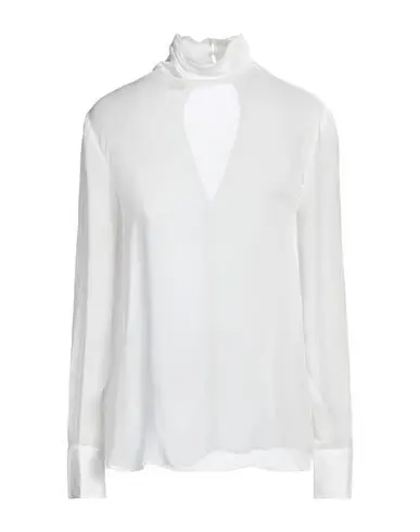 Pinko Viscose Chiffon Top - White