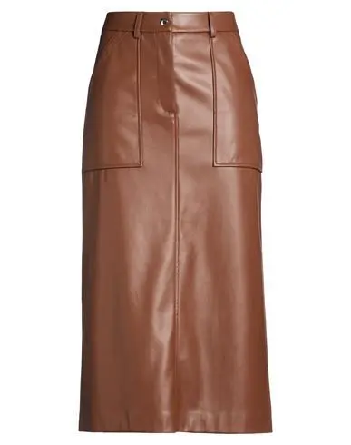 SEMICOUTURE Midi Pencil Skirt - Brown