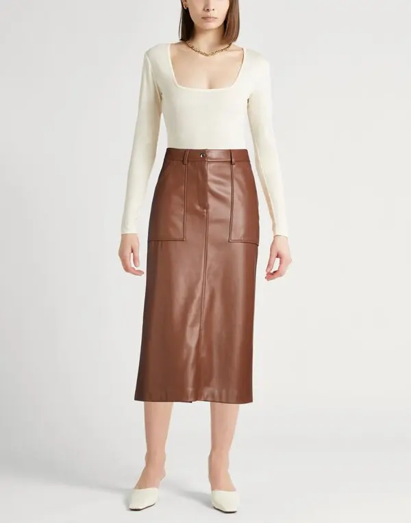 SEMICOUTURE Midi Pencil Skirt