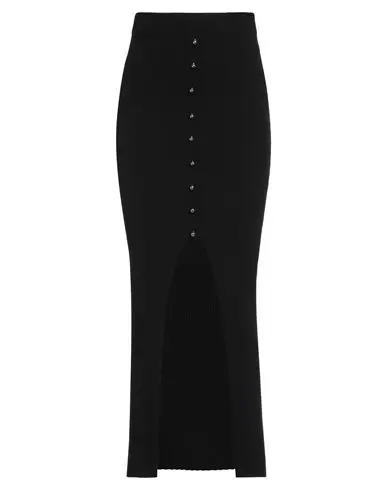 DONDUP Maxi Skirt Size Viscose, Polyester - Black