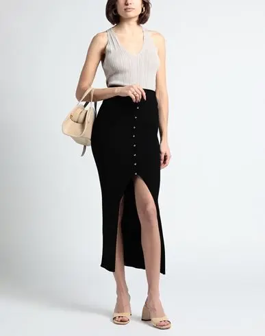 DONDUP Ribbed Knit Maxi Skirt