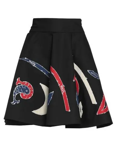 Emilio Pucci Mini Skirt Size Cotton, Acetate, Polyester - Black