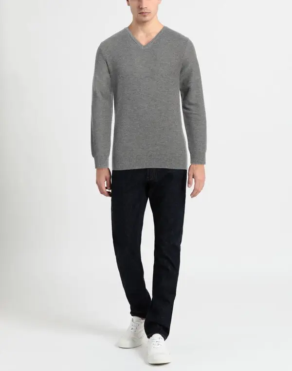 CASHMERE COMPANY Knitted Sweater - Grey