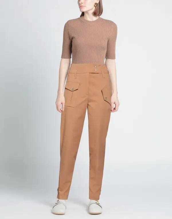 Eleventy Cotton-elastane Wide Leg Trousers