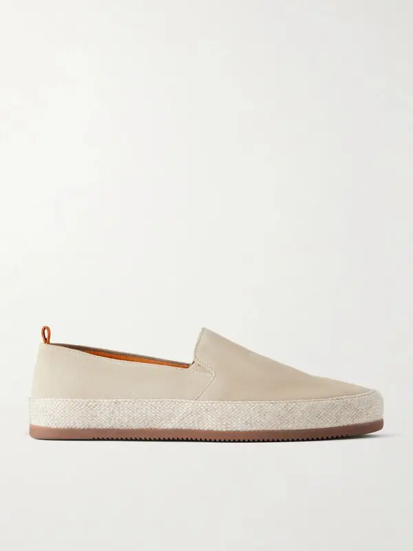 Mulo Suede Espadrilles - Neutrals