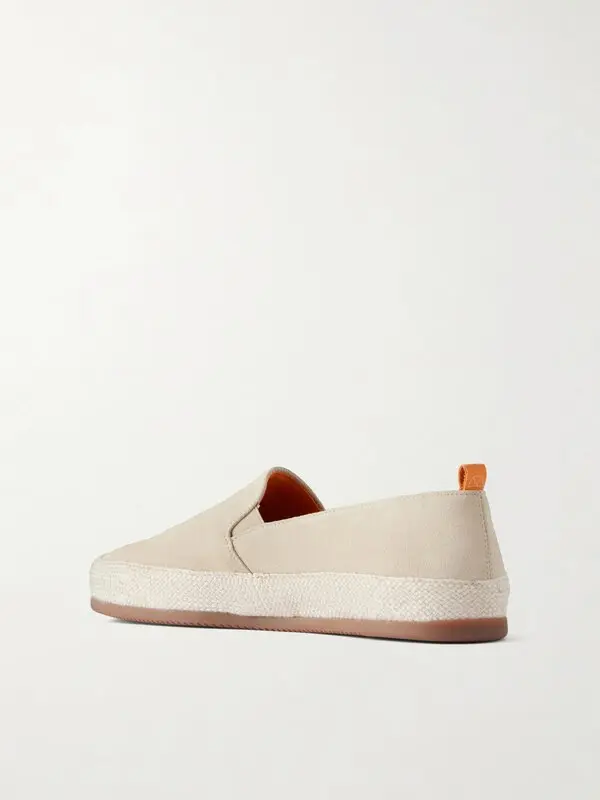 Mulo Suede Espadrilles - Neutrals