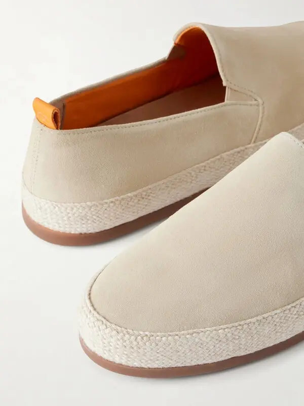 Mulo Suede Espadrilles - Neutrals