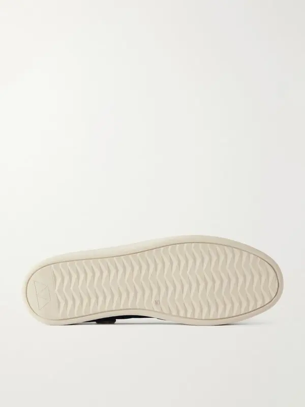 Mulo Suede Slip-on Sneakers - Black