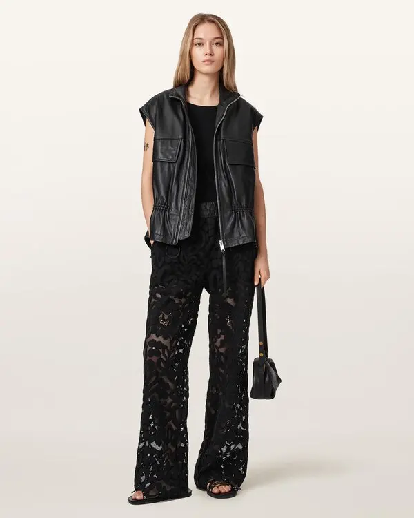 ALLSAINTS Amelie Lace Pants - Black